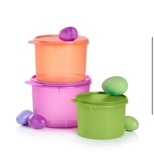 Tupperware | Kitchen | New Tupperware Costacking Canister 3pc Set | Poshmark